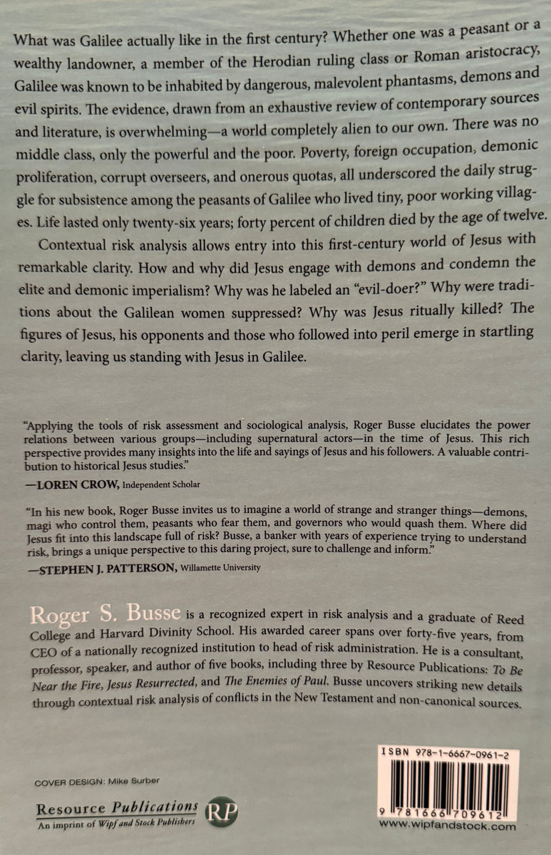 Jesus in Galilee – Roger Busse Publication