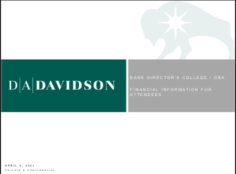 Bank Directors College – Roger Busse Publication